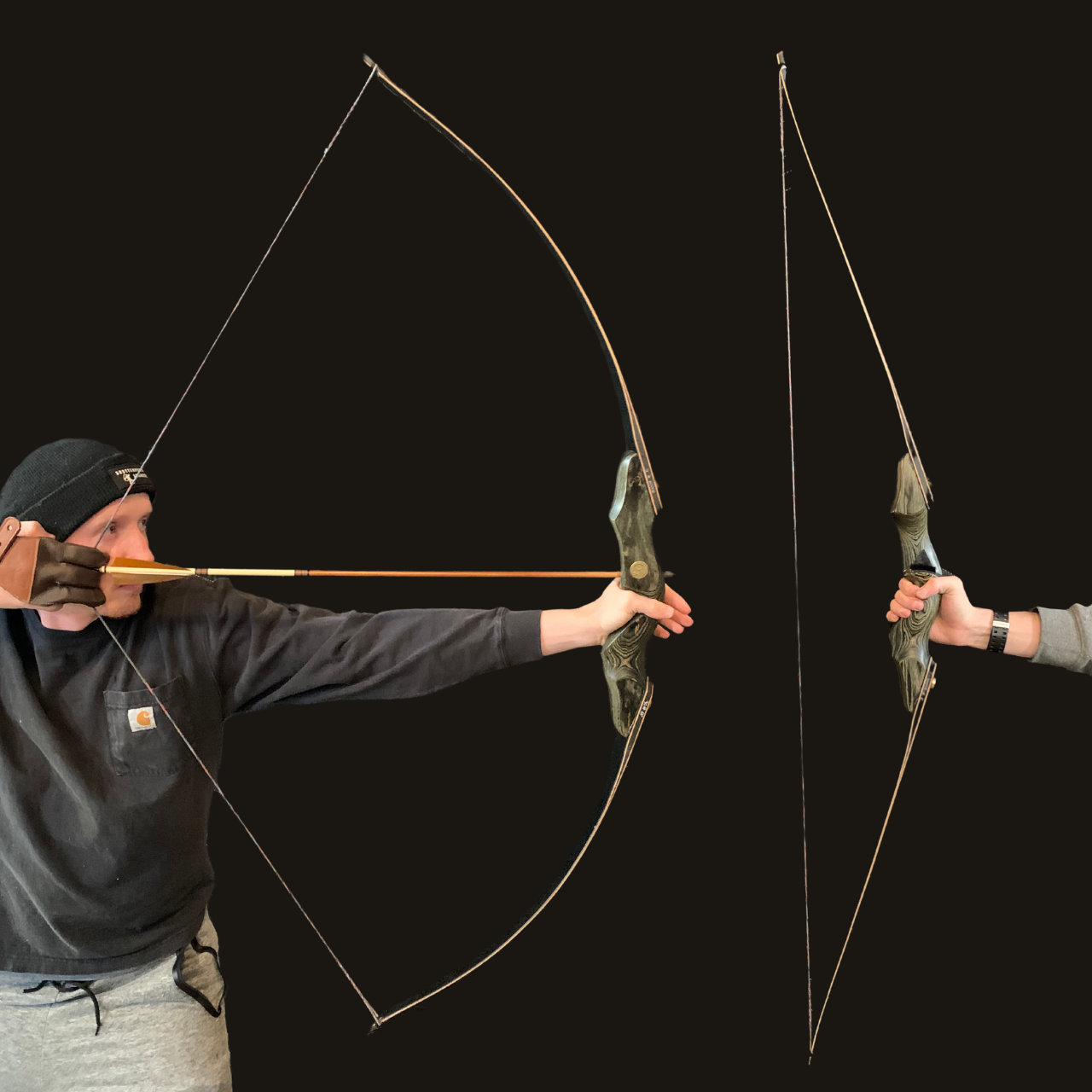 Buy The Inspected Black Hunter Longbow Mk1® Online Bow Delivered