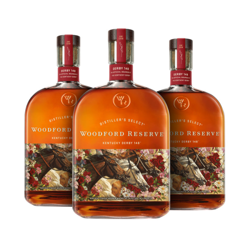 Buy Woodford Reserve 2022 Kentucky Derby 148 (3 Bottle Bundle)® Online ...