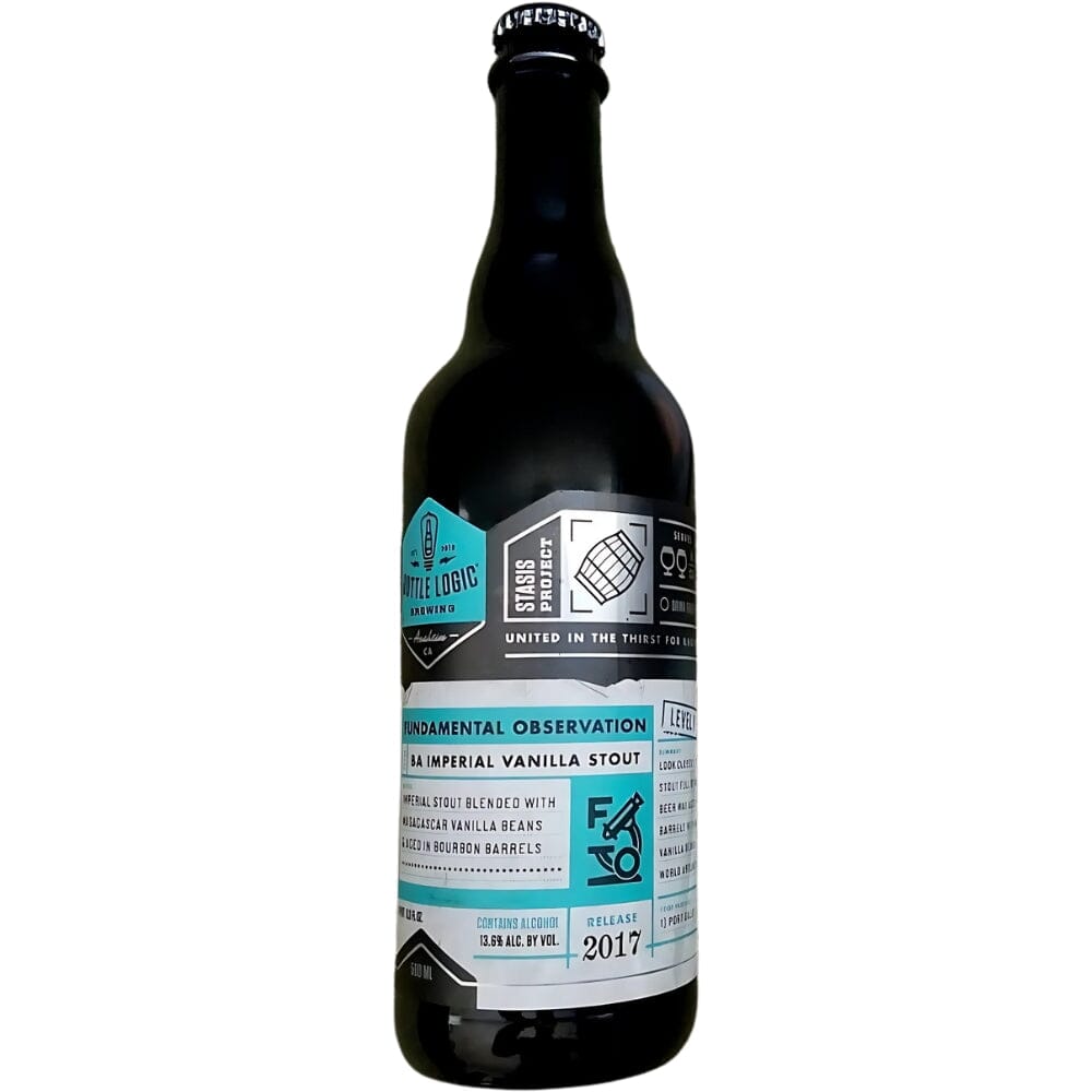 Buy Bottle Logic Brewing Fundamental Observation Barrel Aged Imperial ...