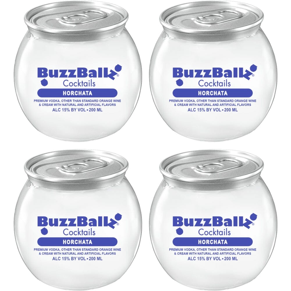 Buy Buzzballz Horchata Pre-Mixed Cocktails 4-Pack® Online | Ready-To ...