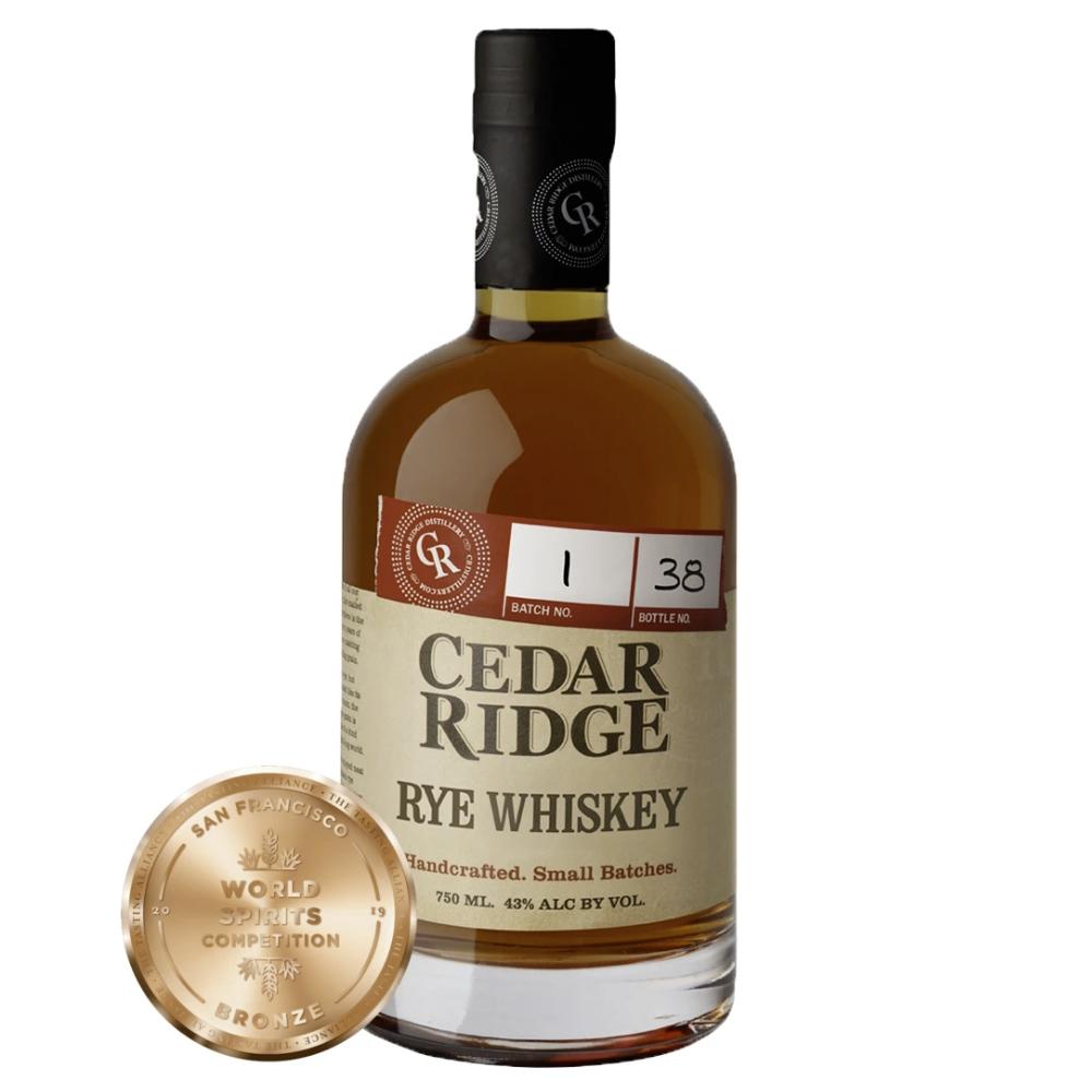 Buy Cedar Ridge Rye Whiskey® Online | American Whiskey Delivered