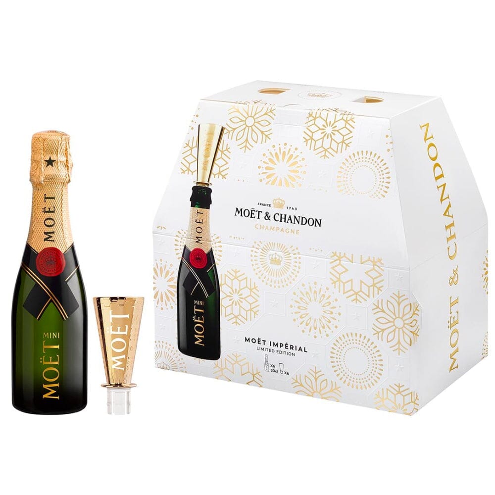 Buy Moët & Chandon Brut End of Year Festive Minis Gift Box Limited ...