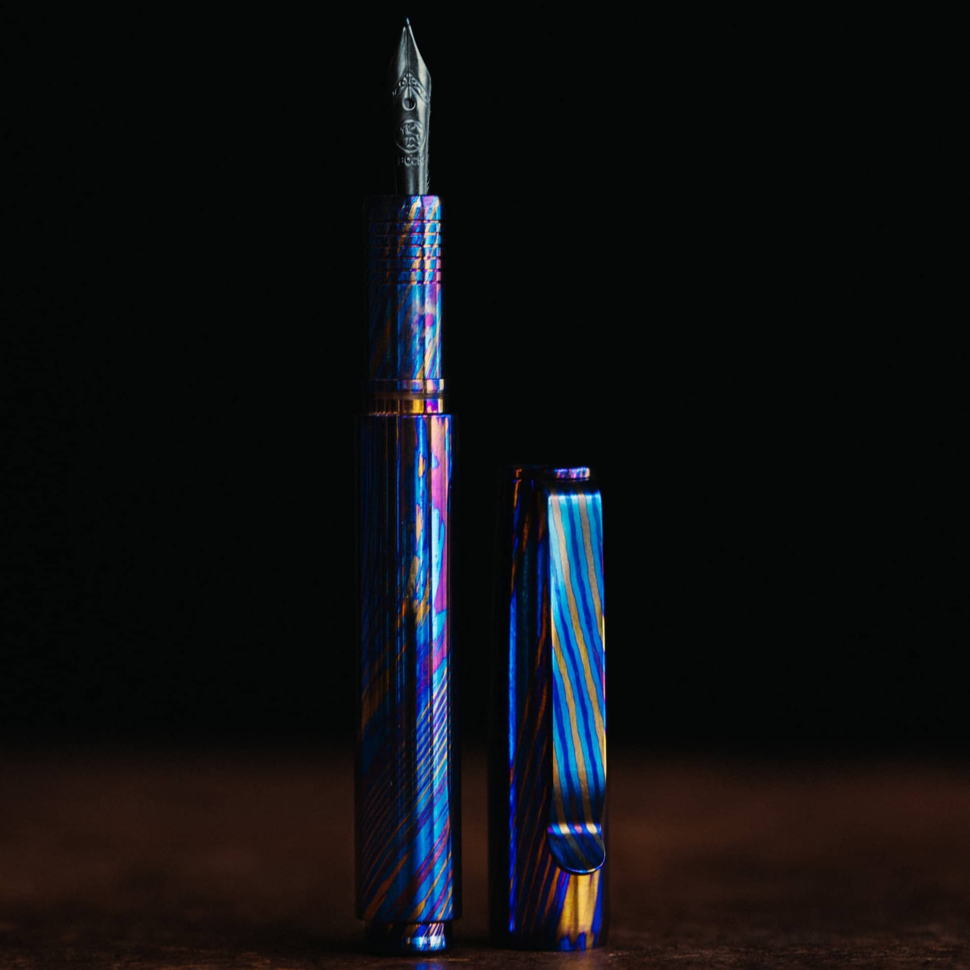 Buy Fountain EDC - Full Titanium Damascus® Online | Pens Delivered