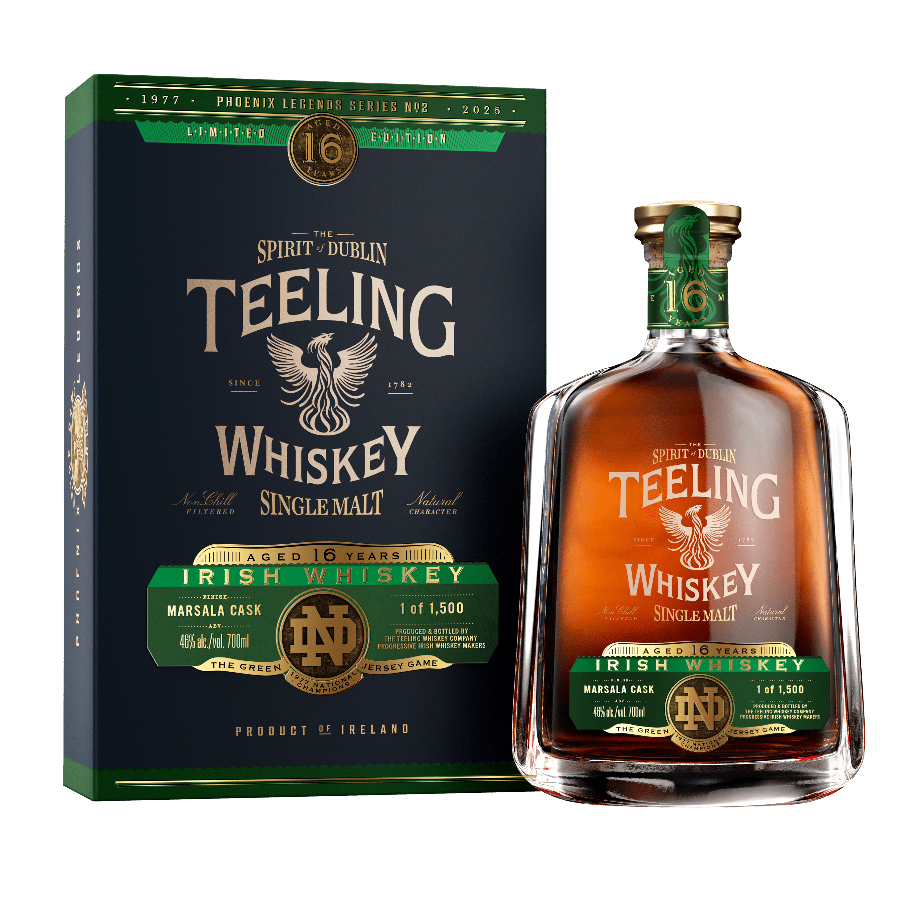 Buy Teeling Notre Dame Phoenix Legends Series No. 02 16 Year Old ...