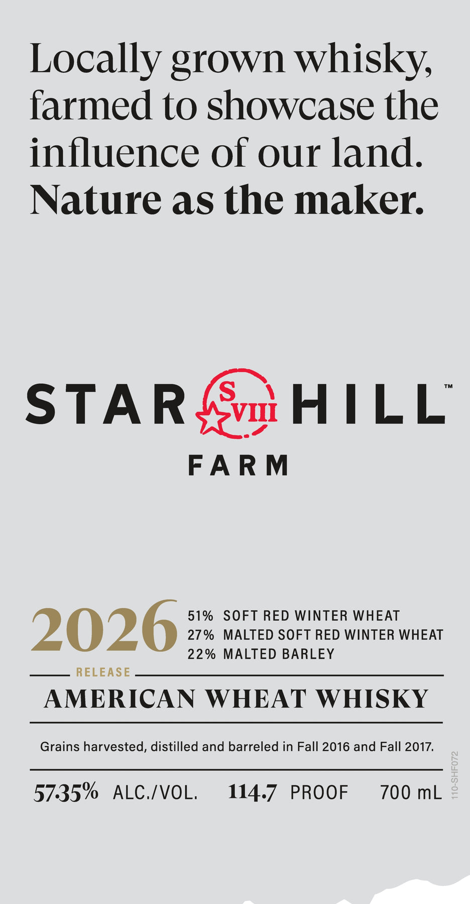 Buy Star Hill Farm Wheat Whisky 2026 Release® Online | Wheat Whiskey ...