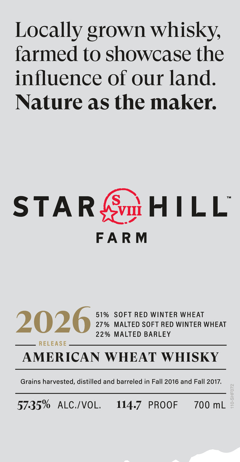 Buy Star Hill Farm Wheat Whisky 2026 Release® Online | Wheat Whiskey ...
