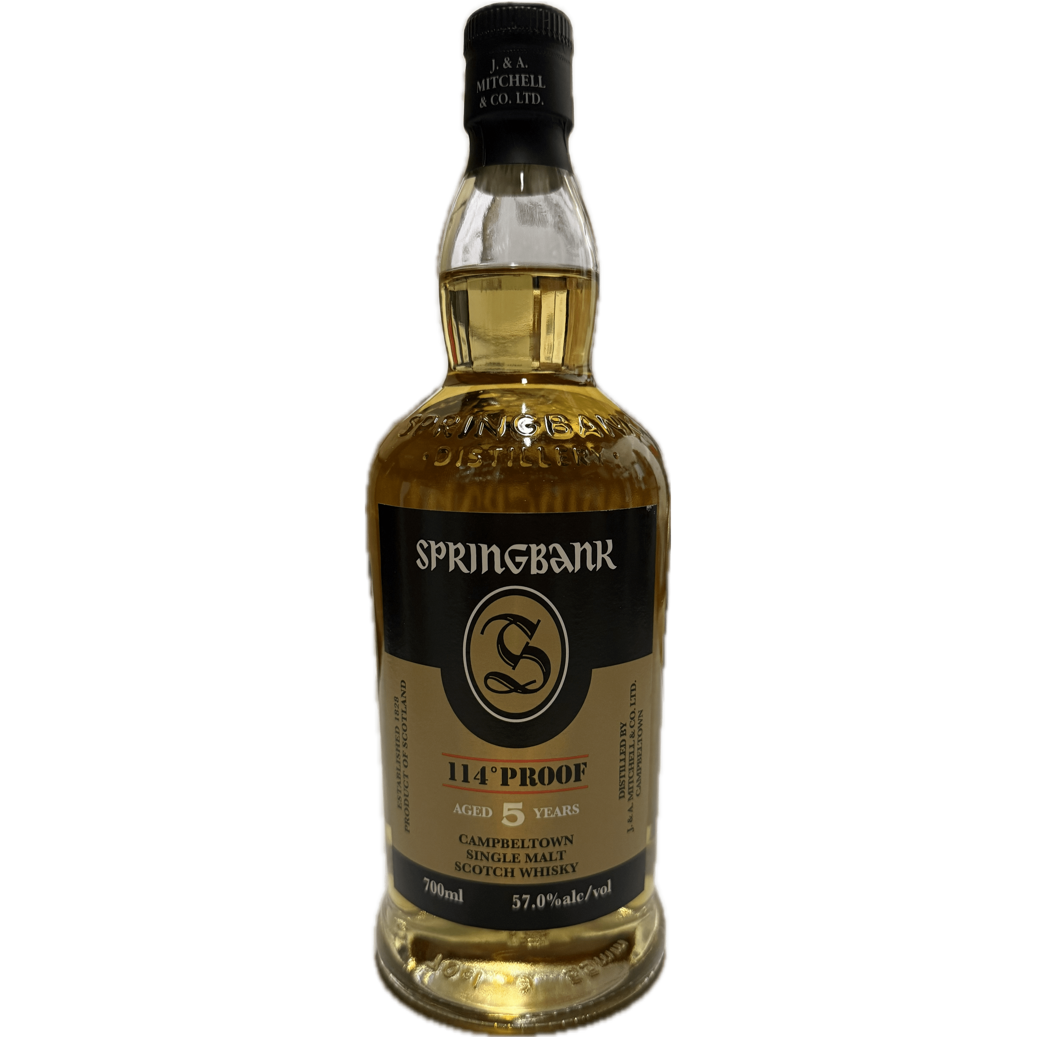 Buy Springbank 5 Year 114 Proof Single Malt Scotch Whisky® Online ...
