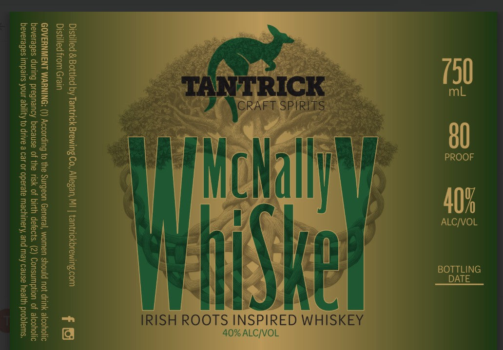 Buy TANTRICK McNally Irish Roots Inspired Whiskey 750ml® Online | Irish ...