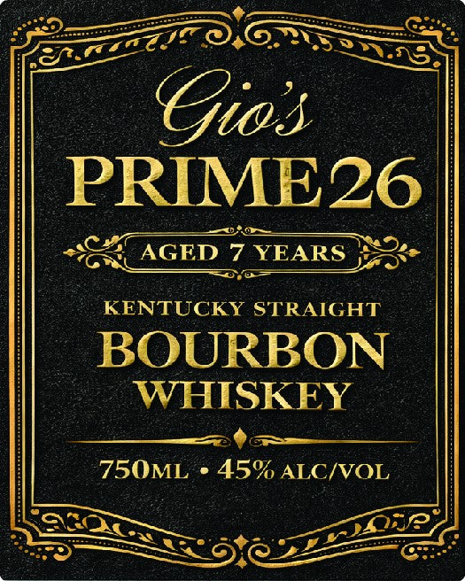 Buy Gio's PRIME 26 Aged 7 Years Kentucky Straight Bourbon® Online ...